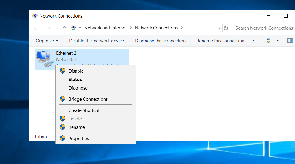 How to Disable or Enable a Network Adapter? - MetroVPN